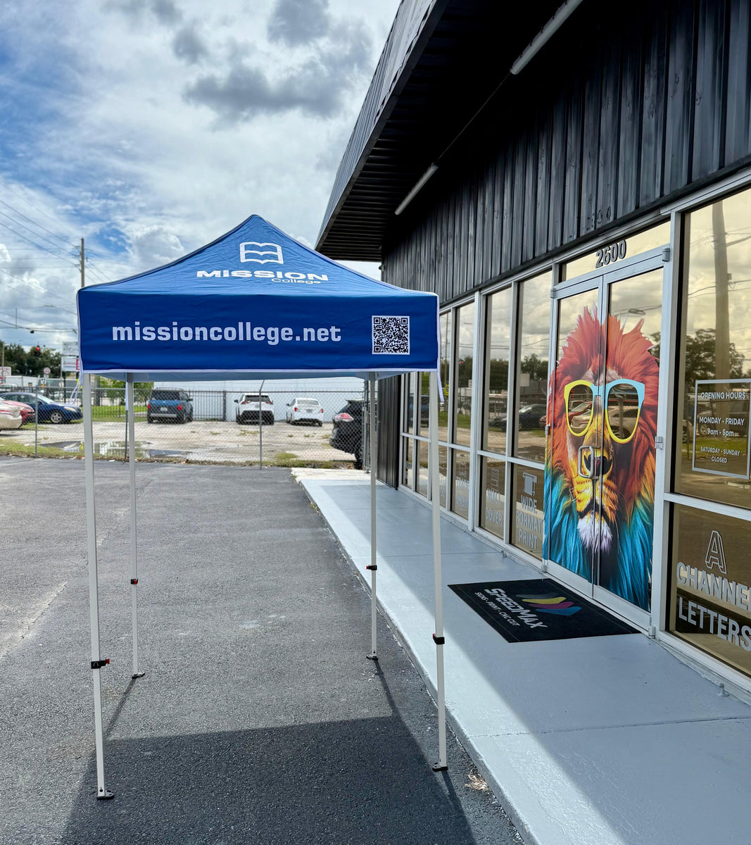 5ft Steel Canopy – SpeedMax Signs
